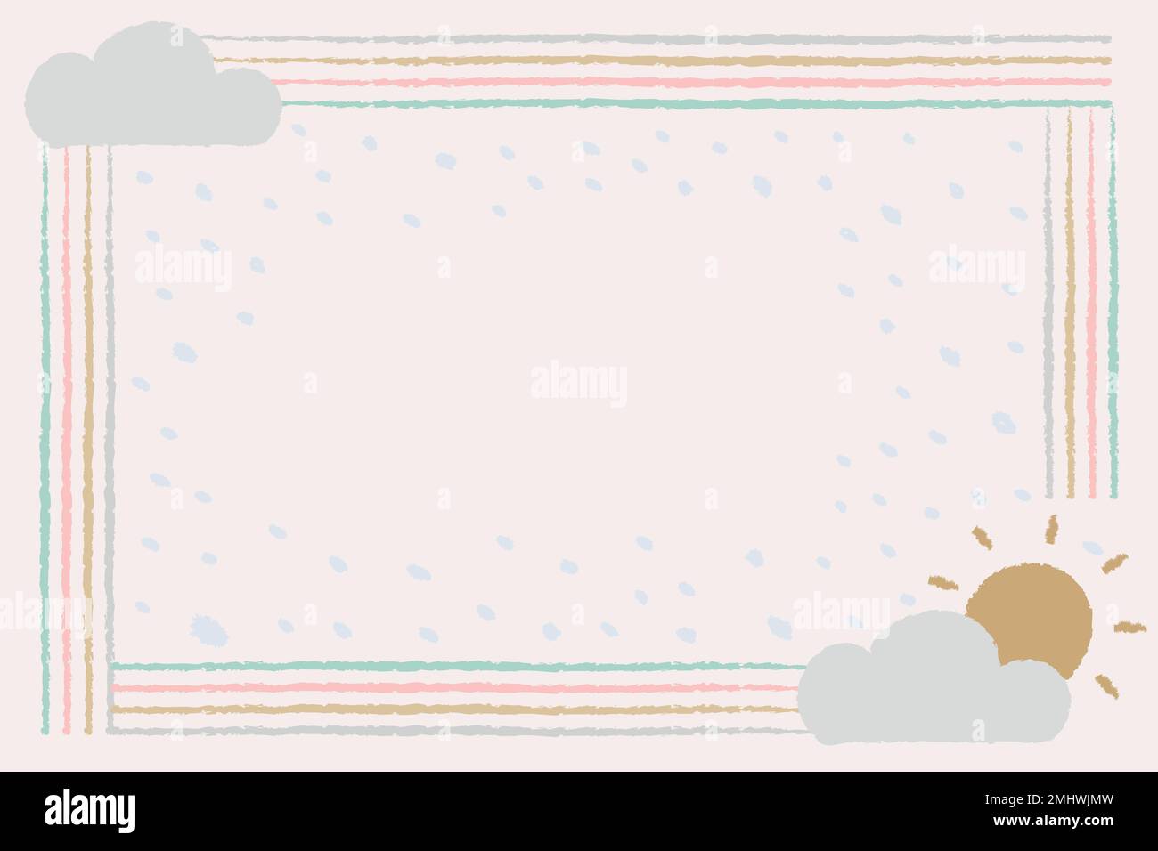 Rain Border Vector