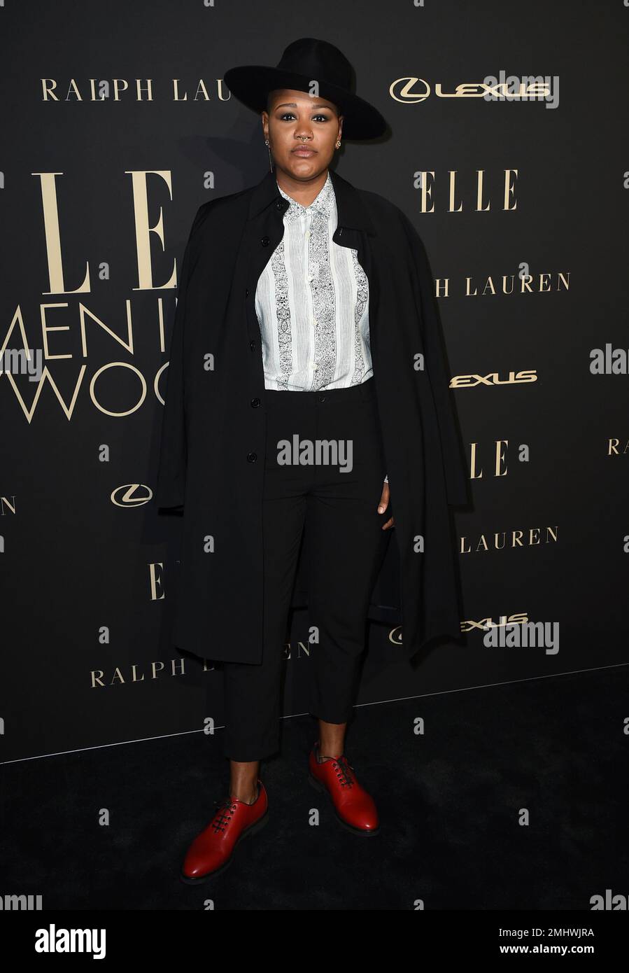 Rahne Jones arrives at the 26th annual ELLE Women in Hollywood ...