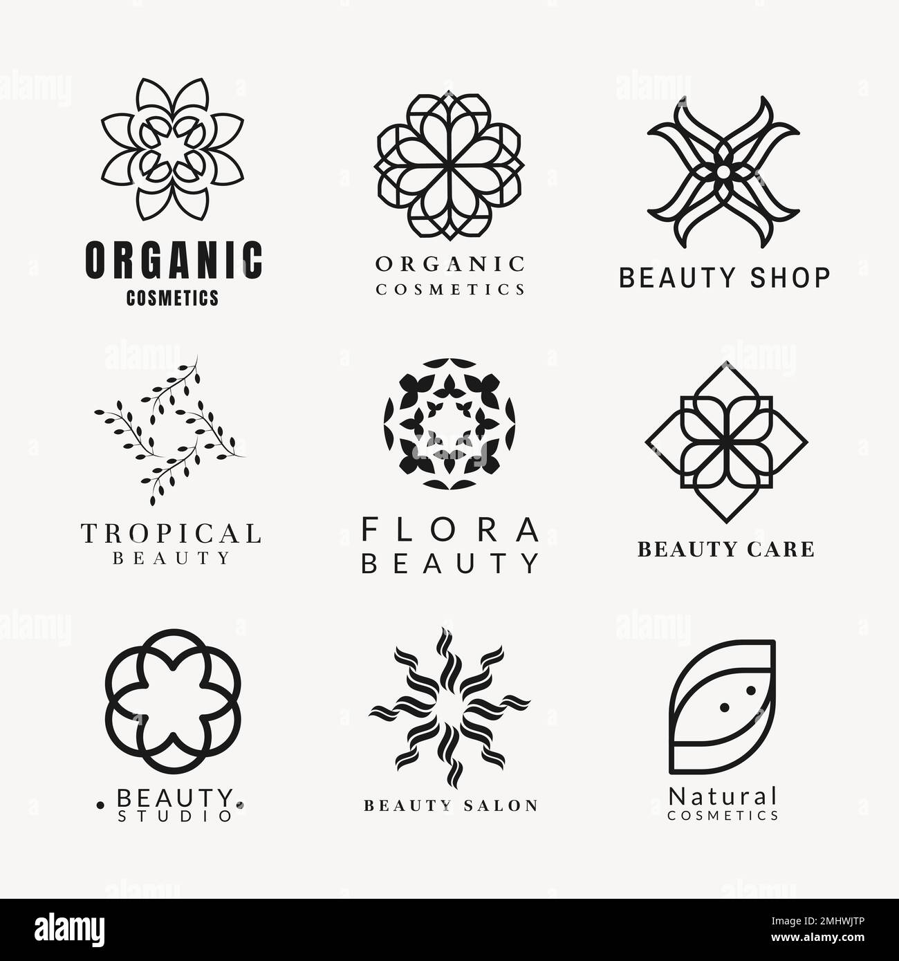 Beauty spa logo template, professional design for health & wellness ...