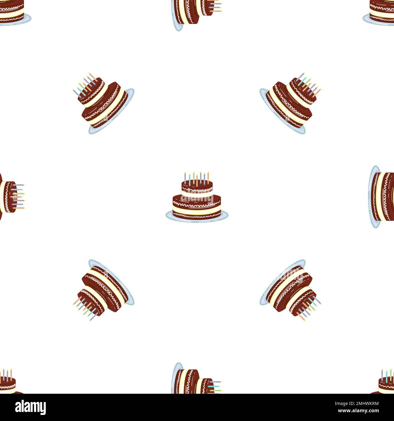 Chocolate icing drip cake Stock Vector Images - Alamy