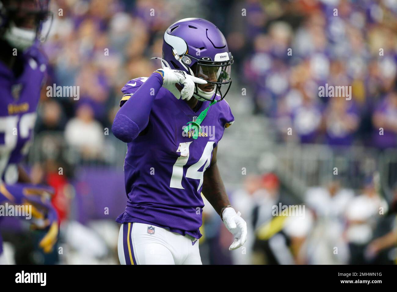 Minnesota Vikings wide receiver Stefon Diggs celebrates after catching ...