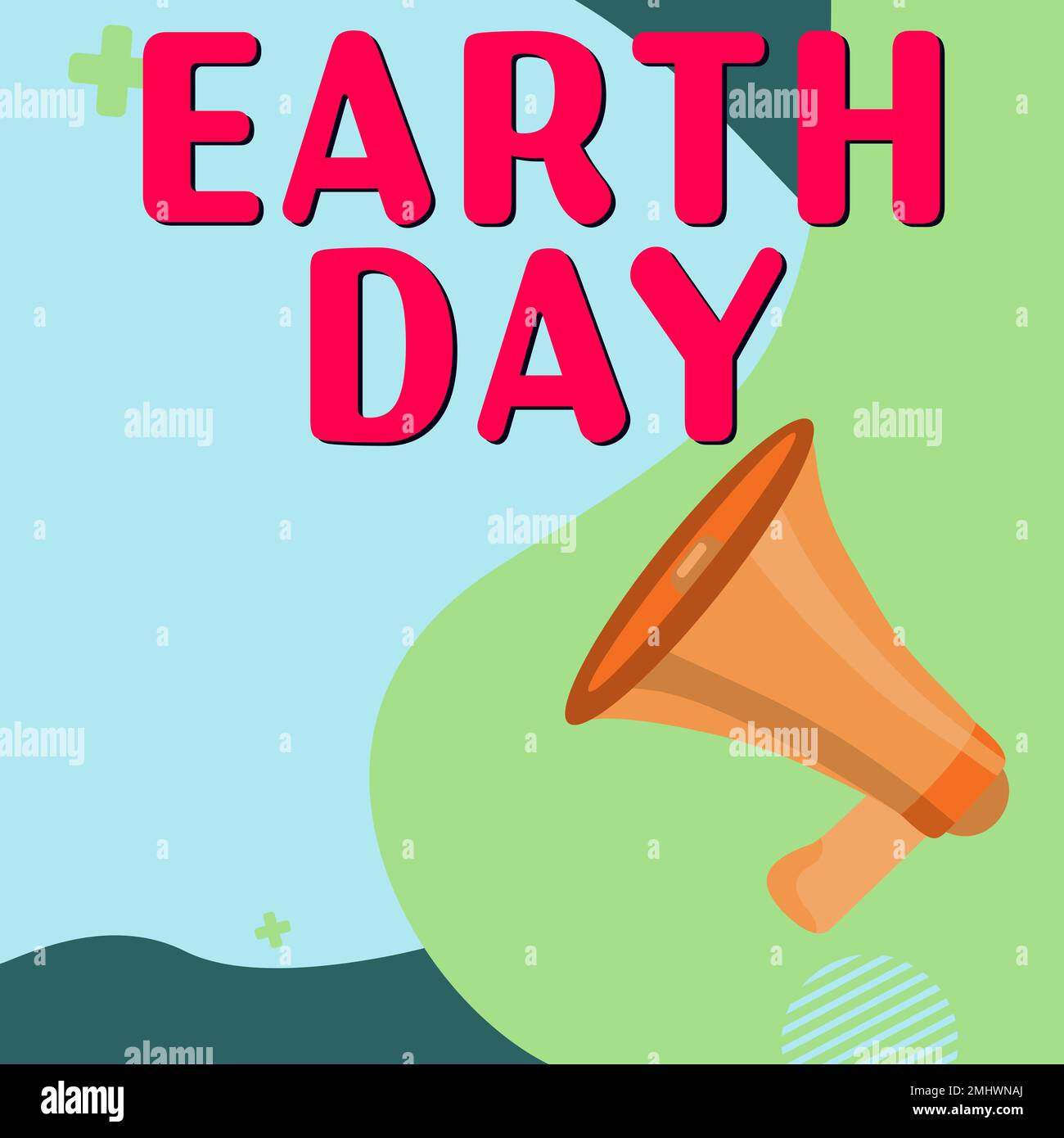 Conceptual caption Earth Day. Business showcase Worldwide celebration ...