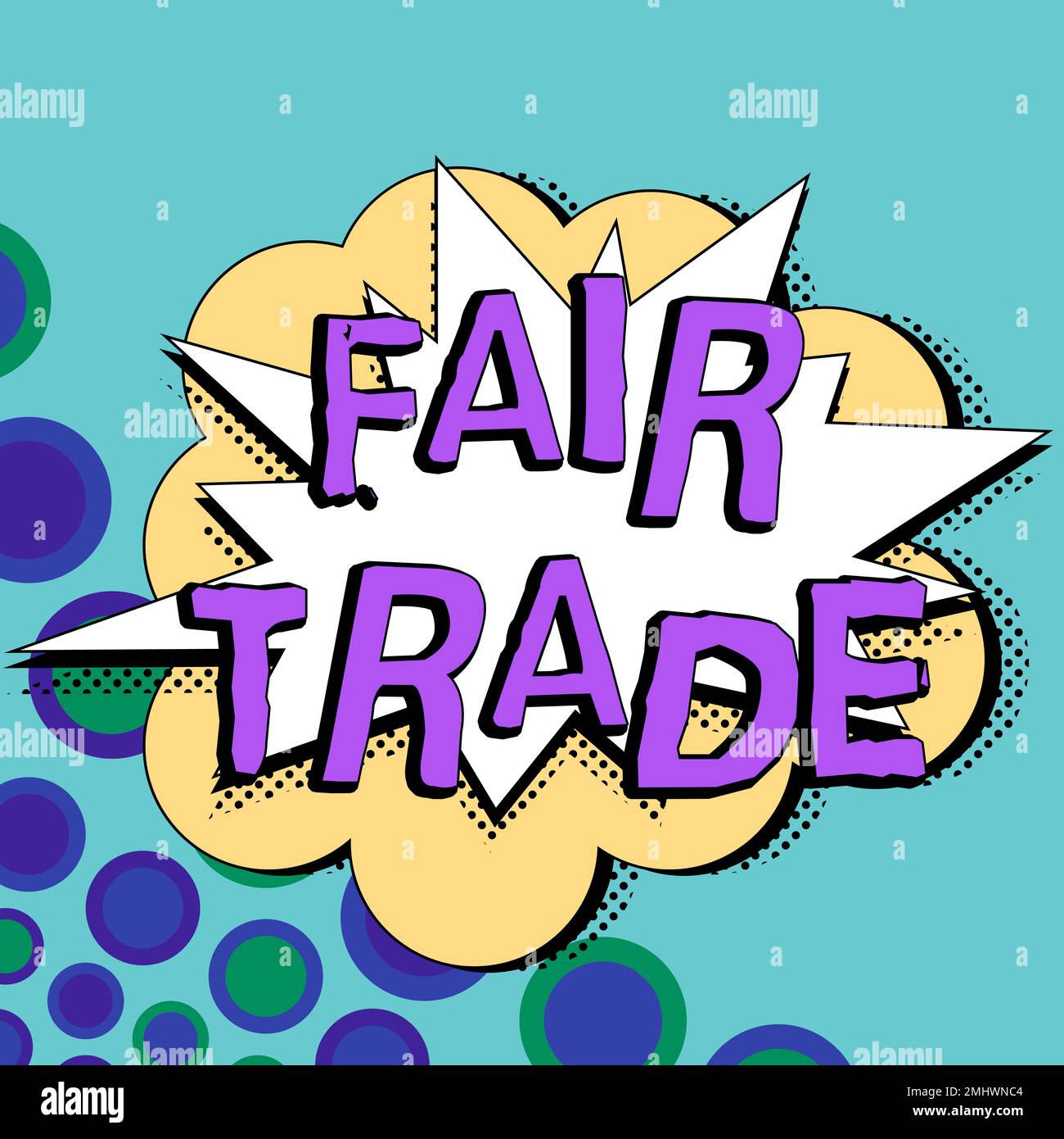 Conceptual display Fair Trade. Business idea Small increase by a ...