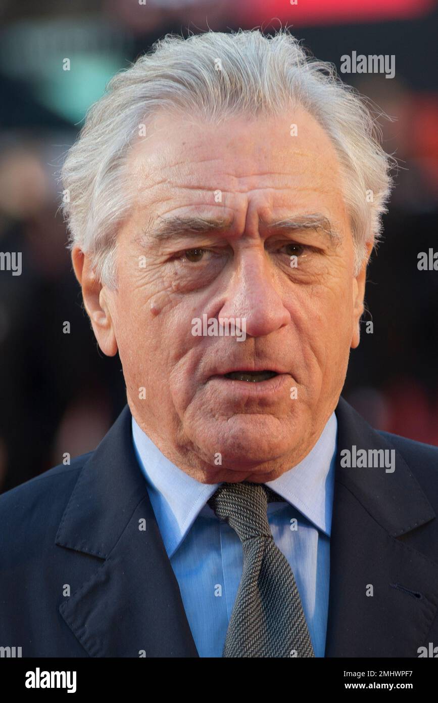 Actor Robert De Niro poses for photographers upon arrival at the ...