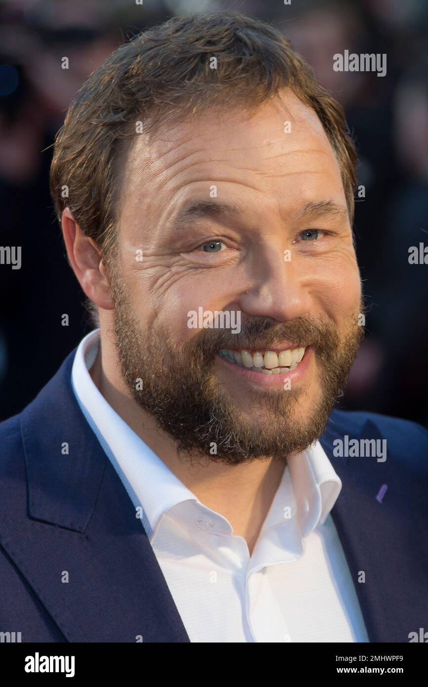 Actor Stephen Graham poses for photographers upon arrival at the ...