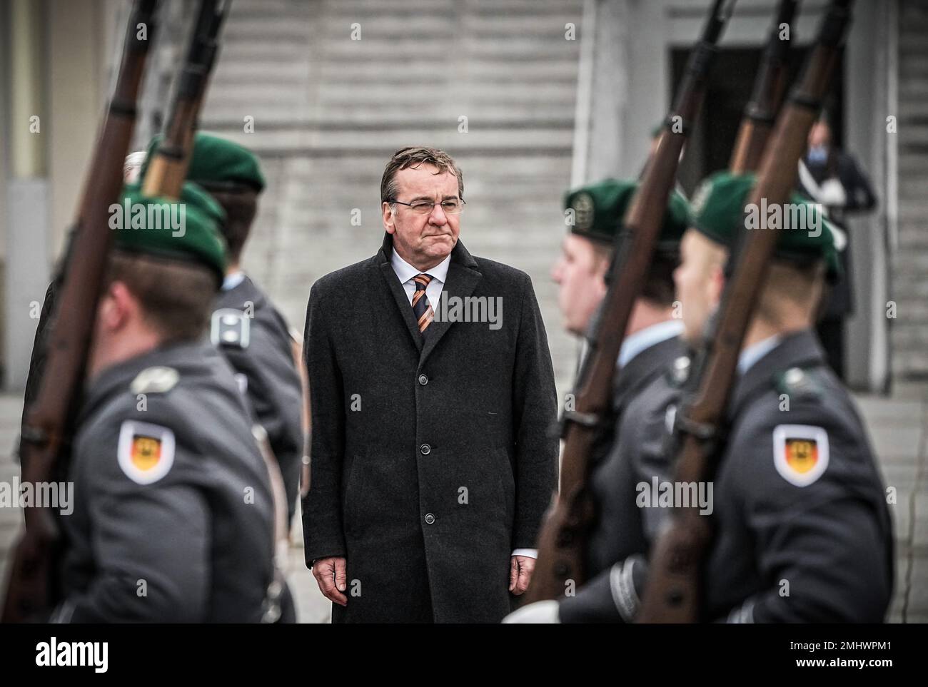 Berlin, Germany. 27th Jan, 2023. Boris Pistorius (SPD), Minister of ...