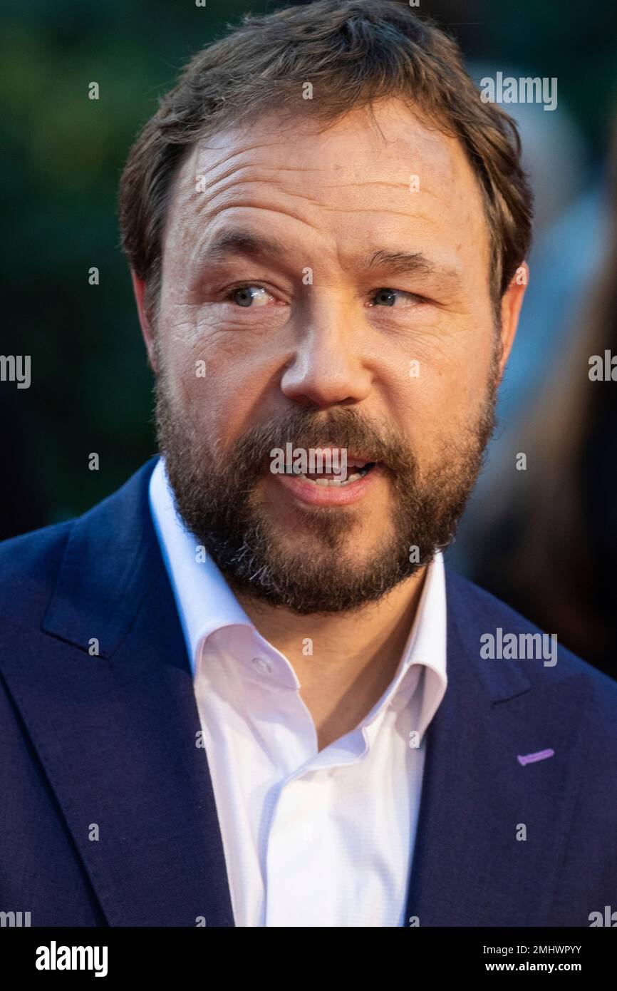 Actor Stephen Graham poses for photographers upon arrival at the ...