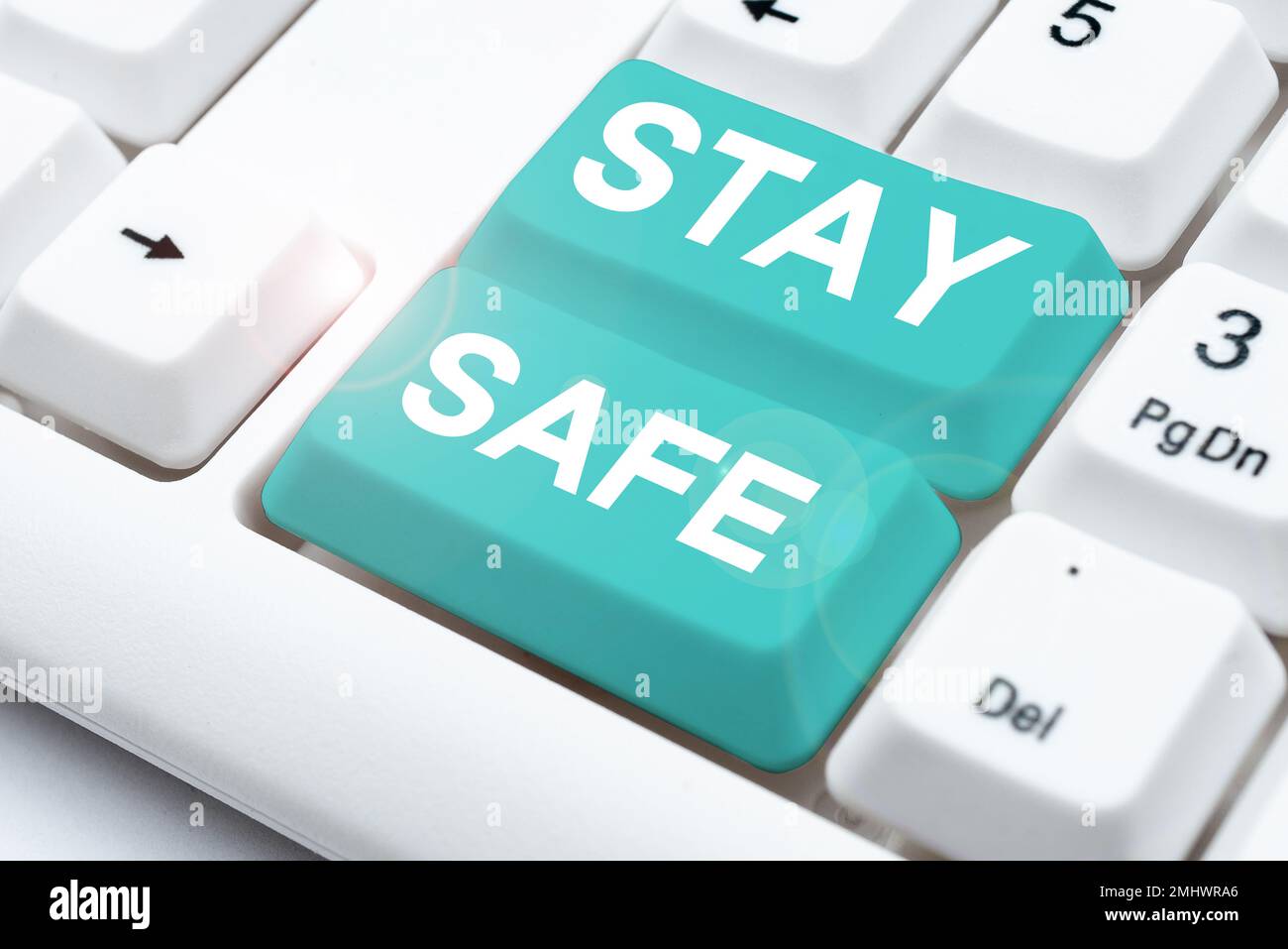 Sign displaying Stay Safe. Conceptual photo secure from threat of ...