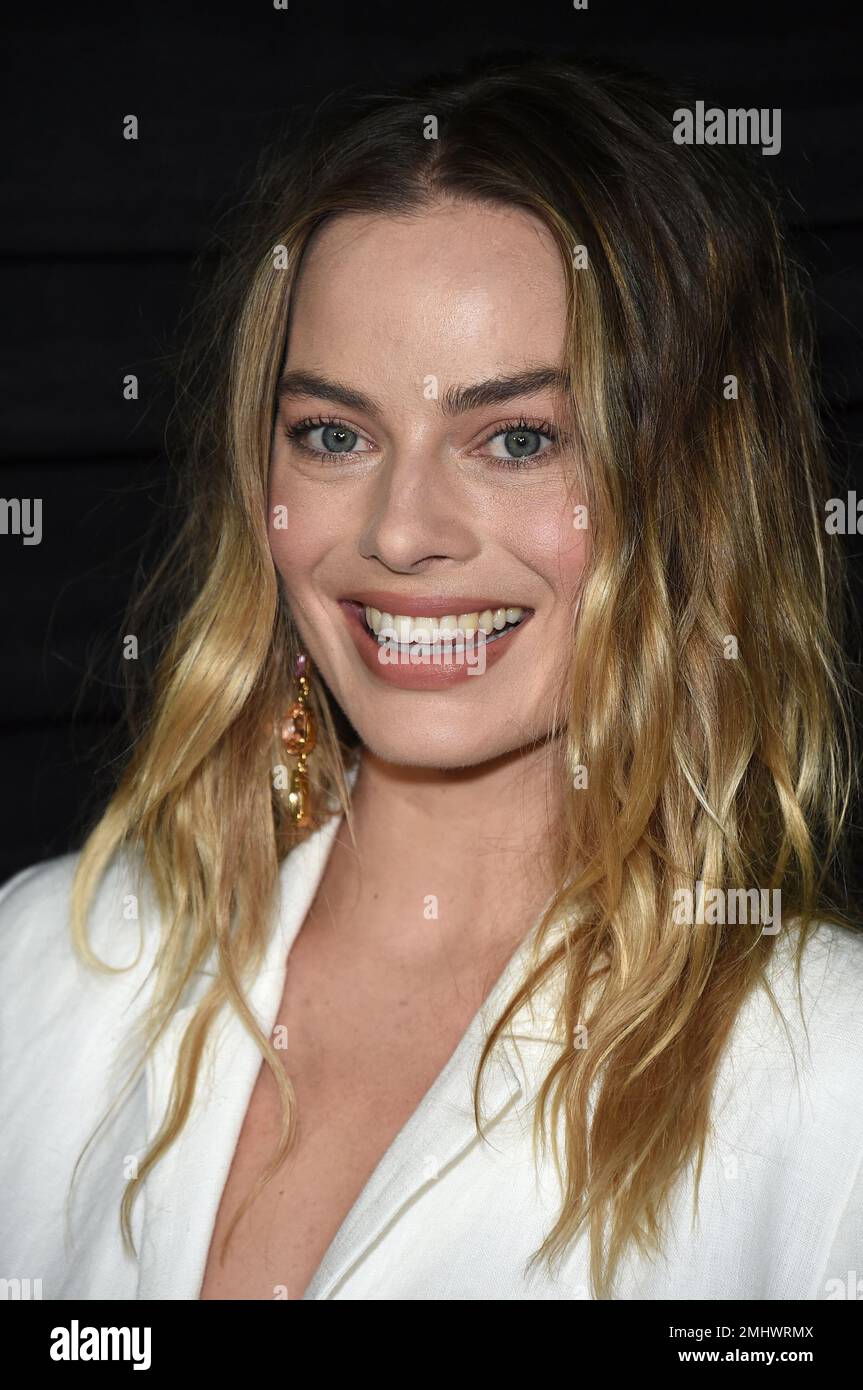 Cast Member Margot Robbie Who Plays Kayla Pospisil Poses At A Los Angeles Special Screening Of