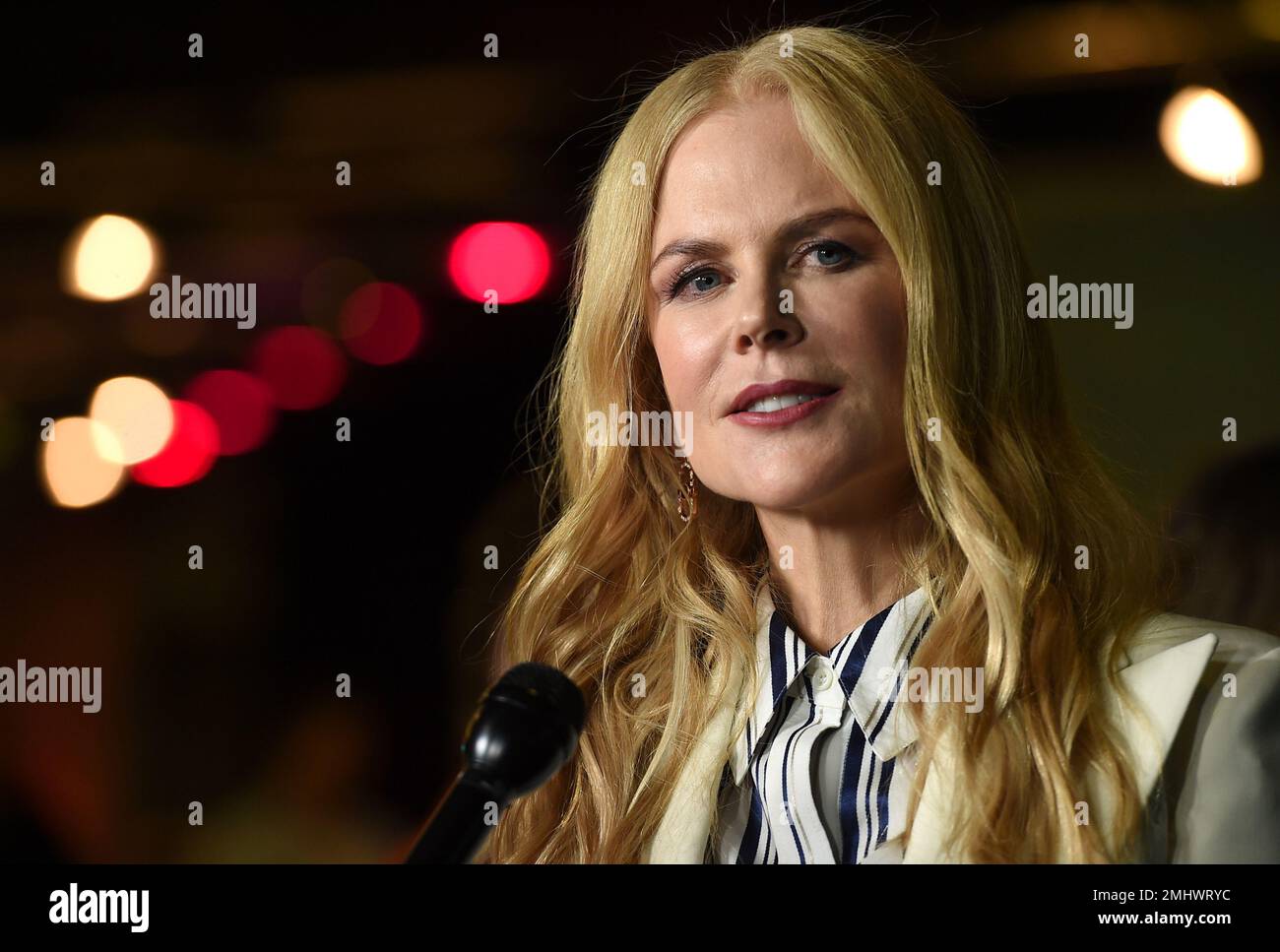 Cast member Nicole Kidman, who plays Gretchen Carlson, poses at a Los ...