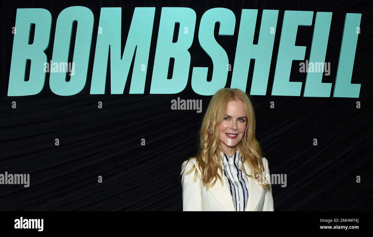 Cast member Nicole Kidman, who plays Gretchen Carlson, poses at a Los ...