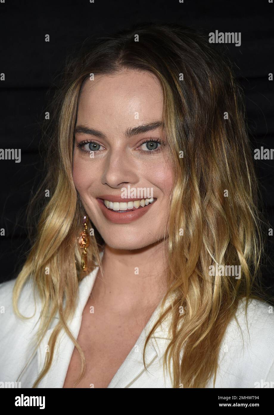 Cast Member Margot Robbie Who Plays Kayla Pospisil Poses At A Los Angeles Special Screening Of