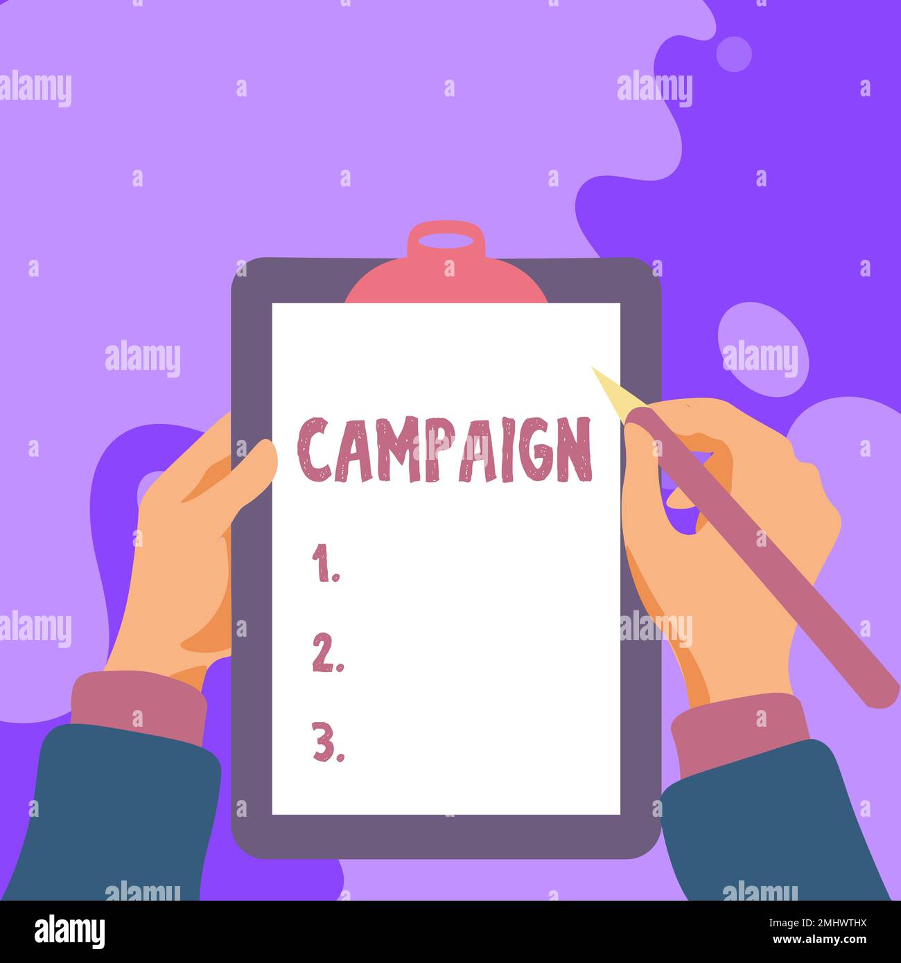 Conceptual caption Campaign. Business approach organized course of ...