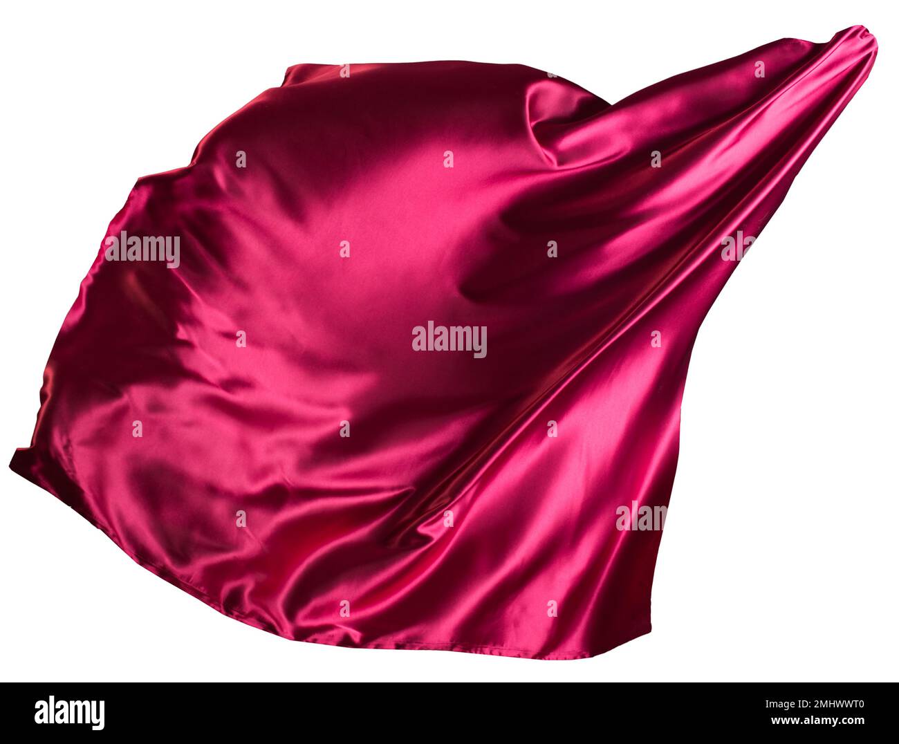 Red cloth flutters Stock Photo - Alamy