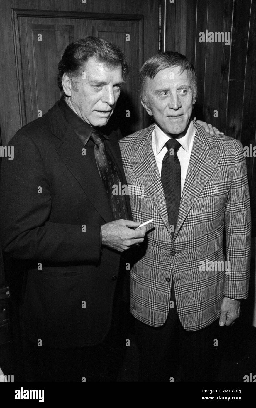 Burt Lancaster And Kirk Douglas At The Talent Agent Awards At The