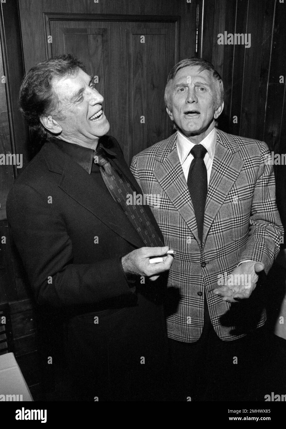 Burt Lancaster And Kirk Douglas At The Talent Agent Awards At The