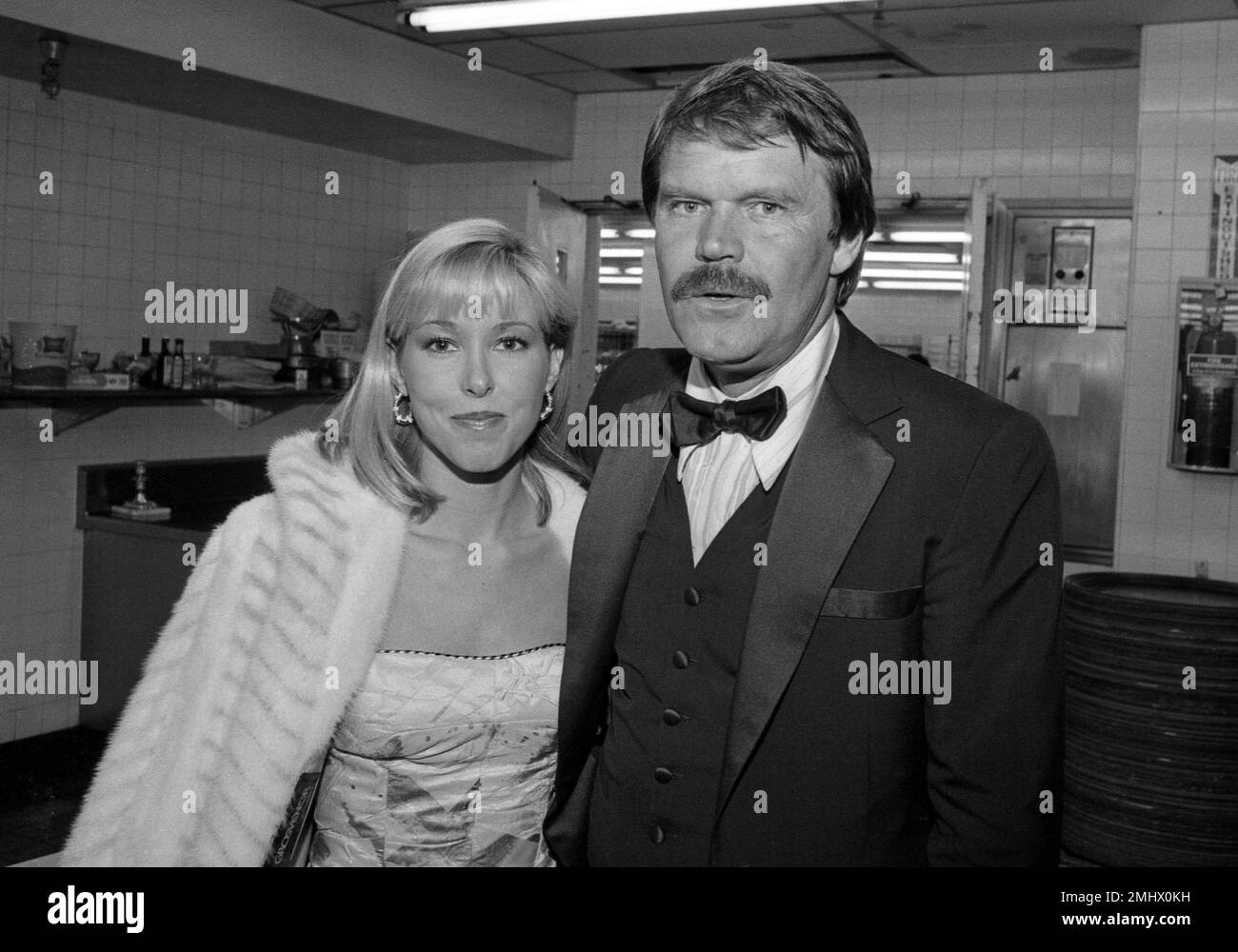 Glen Campbell and Kimberly Woolen at the opening of the Glen Campbell ...