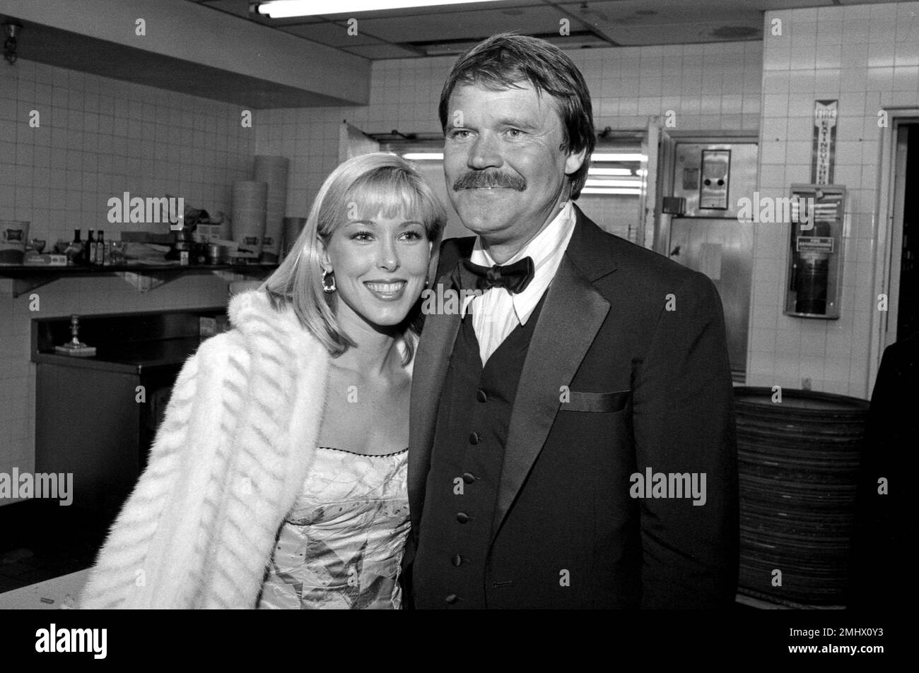 Glen Campbell and Kimberly Woolen at the opening of the Glen Campbell ...