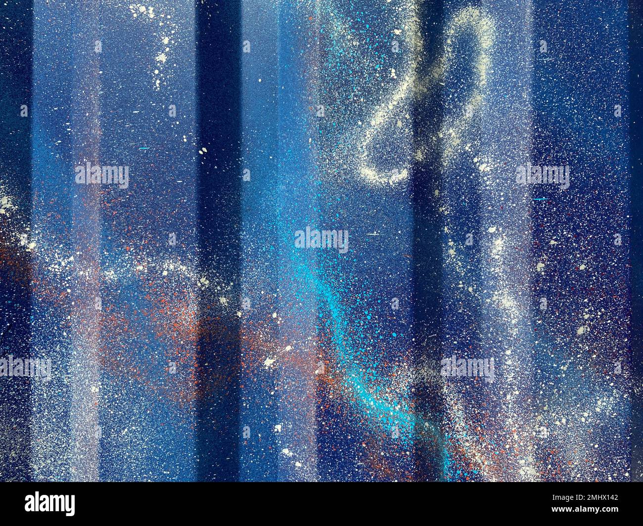 Navy blue night space sky style Watercolor ink design for wallpaper ...