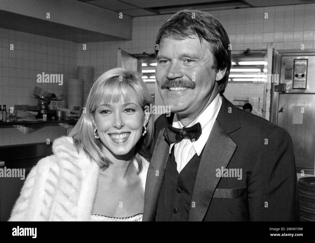 Glen Campbell and Kimberly Woolen at the opening of the Glen Campbell ...