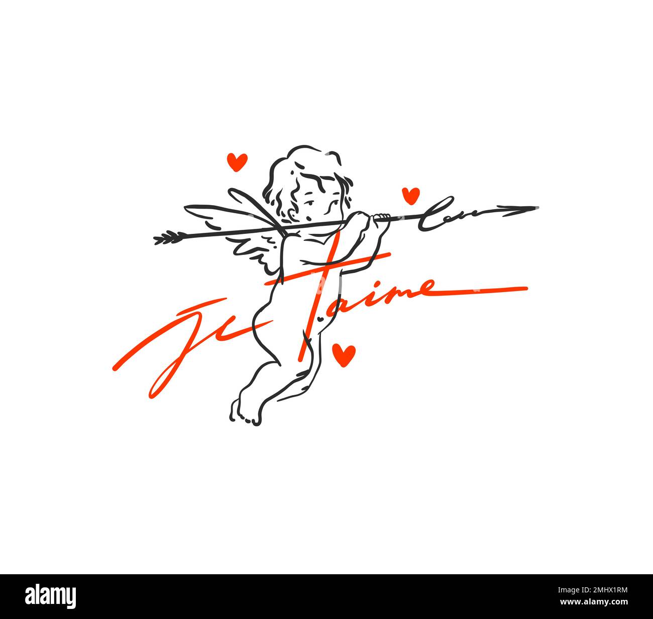 Angel outline hi-res stock photography and images - Alamy