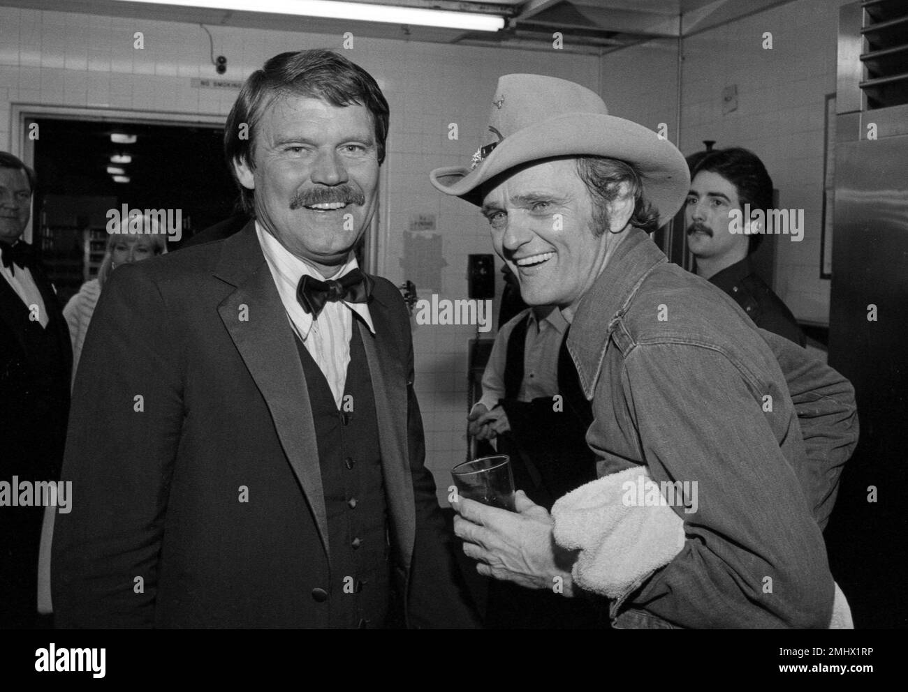 Glen Campbell and Jerry Reed at the opening of the Glen Campbell Golf ...