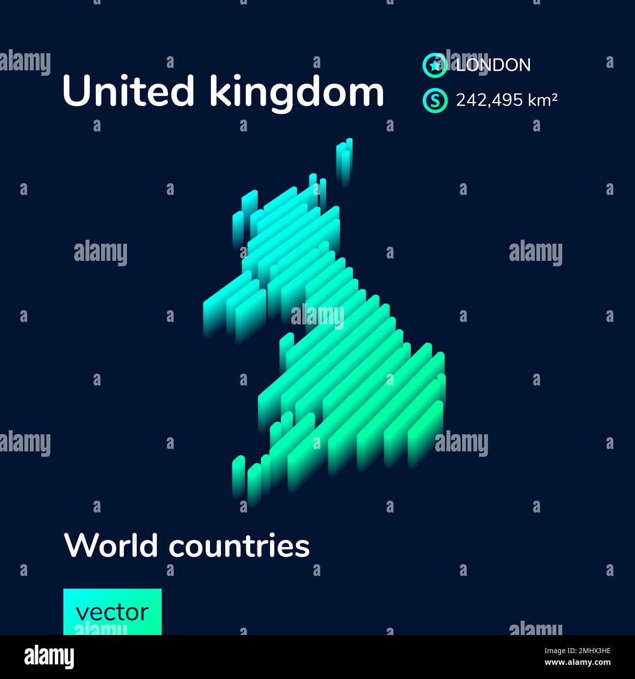 Uk map Stock Vector Images - Alamy
