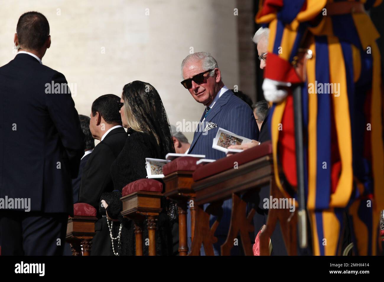 Britain's Prince Charles attends a canonization Mass in St. Peter's ...