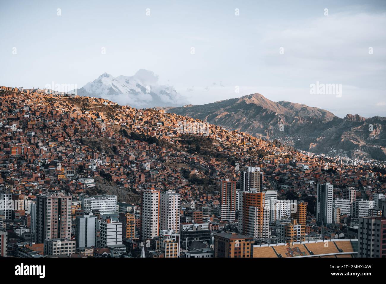 Amazing Panoramic View of Capital of Bolivia La Paz South America El ...