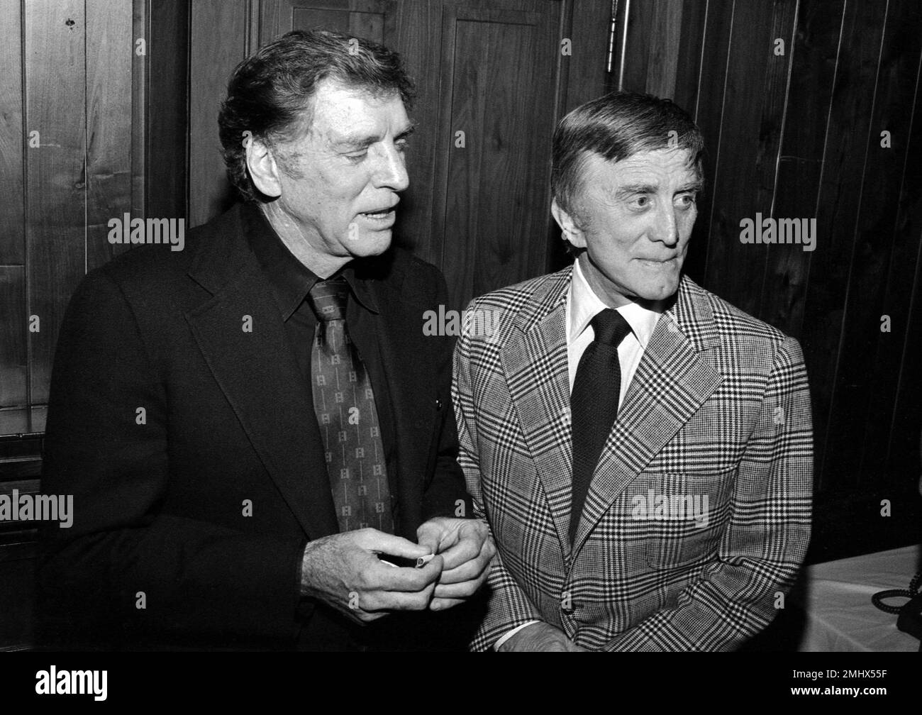 Burt Lancaster And Kirk Douglas At The Talent Agent Awards At The