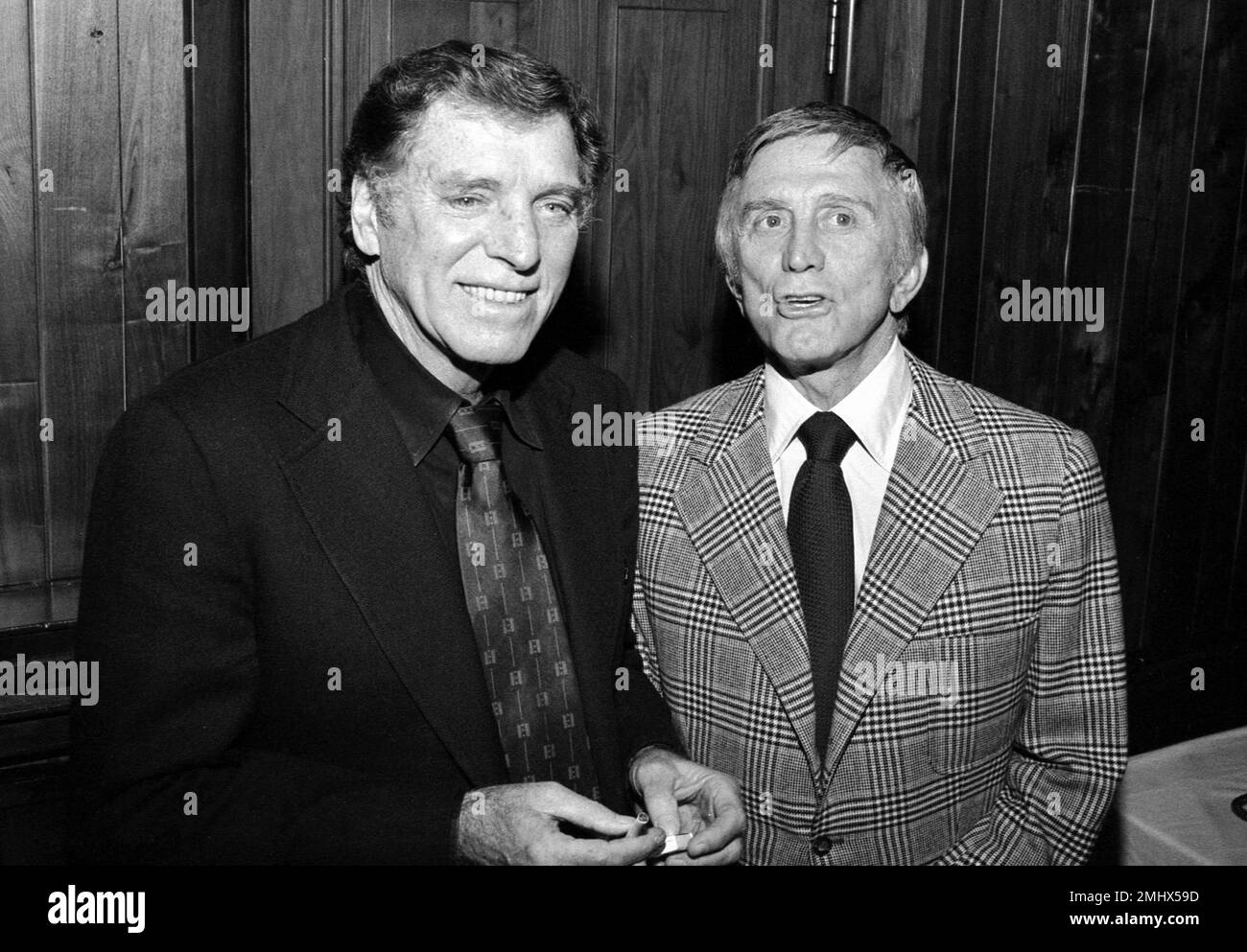 Burt Lancaster And Kirk Douglas At The Talent Agent Awards At The