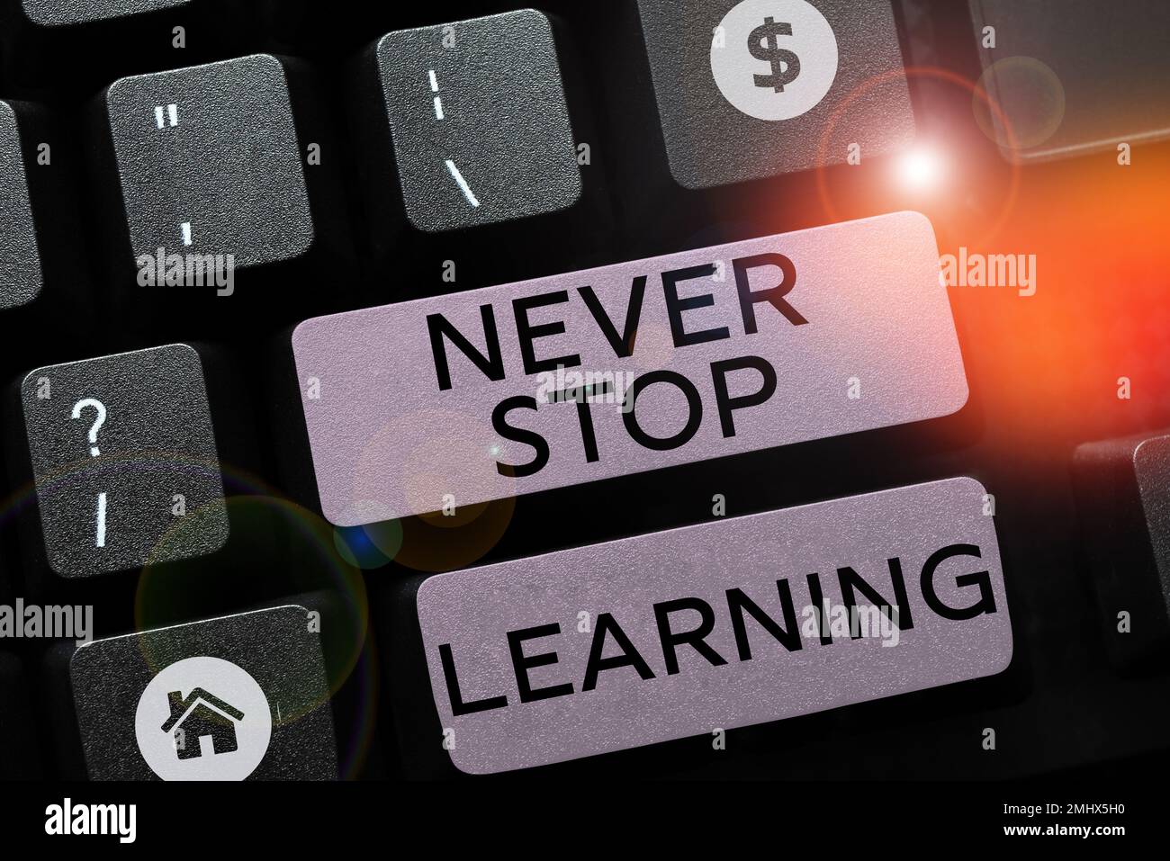 Text showing inspiration Never Stop Learning. Concept meaning Continue ... Text showing inspiration Never Stop Learning. Concept meaning Continue ...