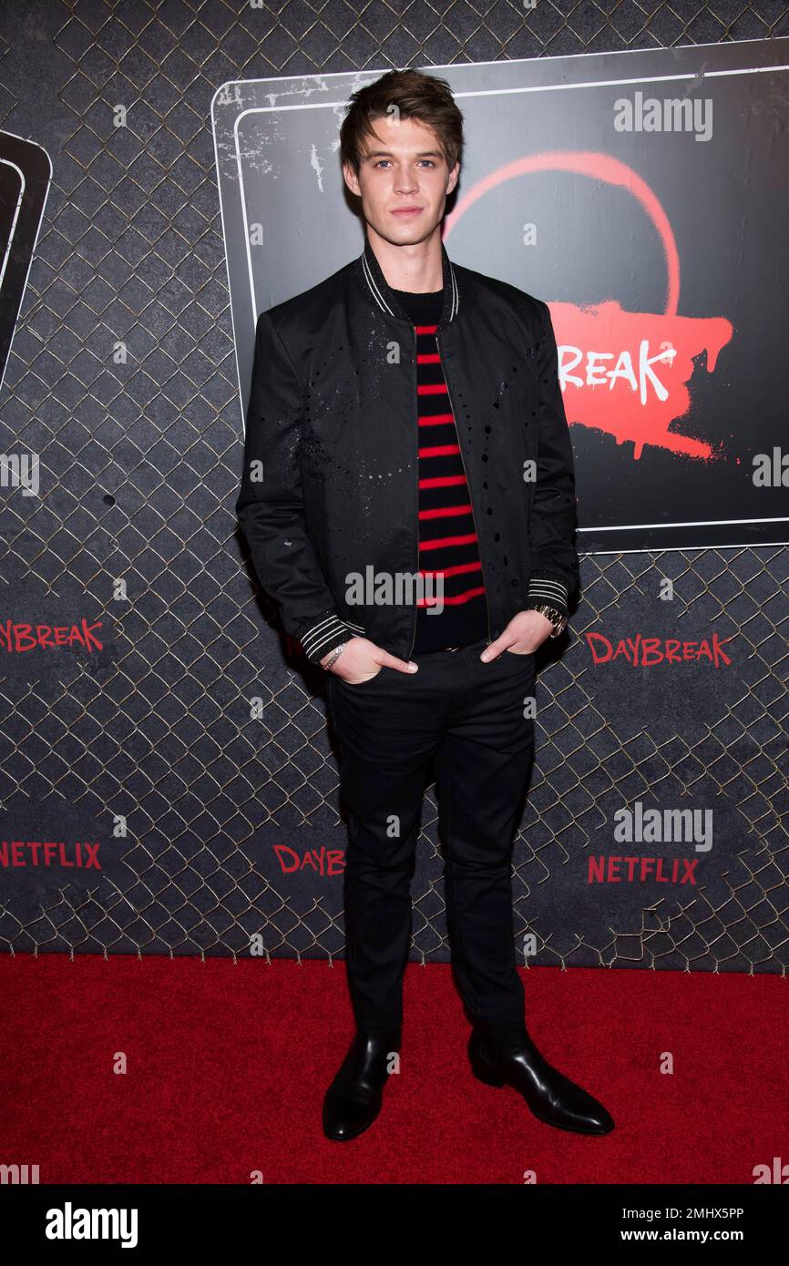 Colin Ford attends New York Comic Con to promote Netflix's "Daybreak ...