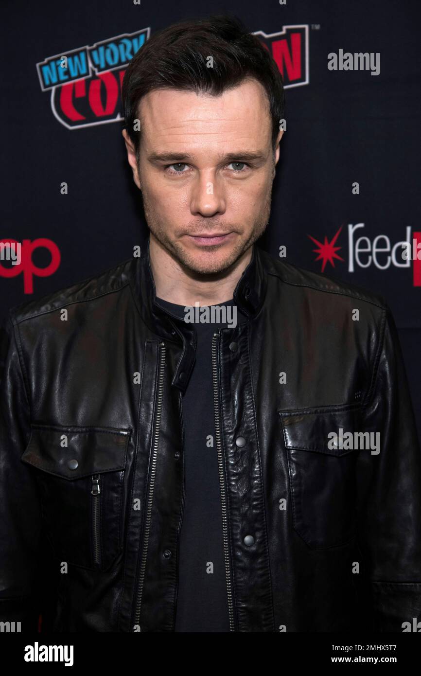 Rupert Evans attends New York Comic Con to promote The CW's "Charmed ...