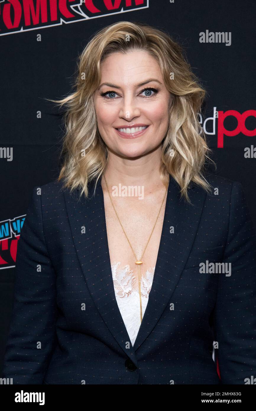 Madchen Amick attends New York Comic Con to promote The CW's "Riverdale ...