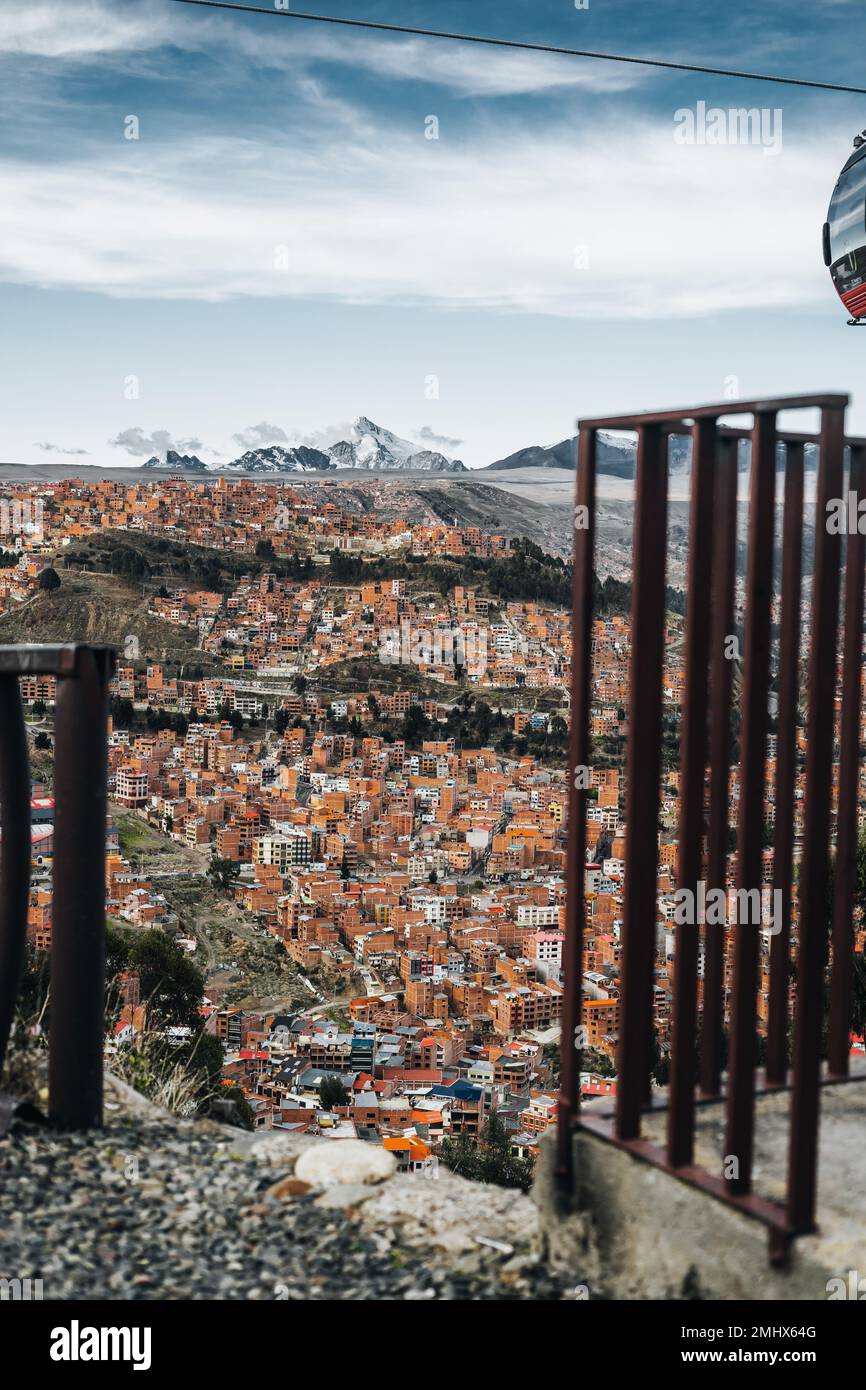 Amazing Panoramic View of Capital of Bolivia La Paz South America El ...