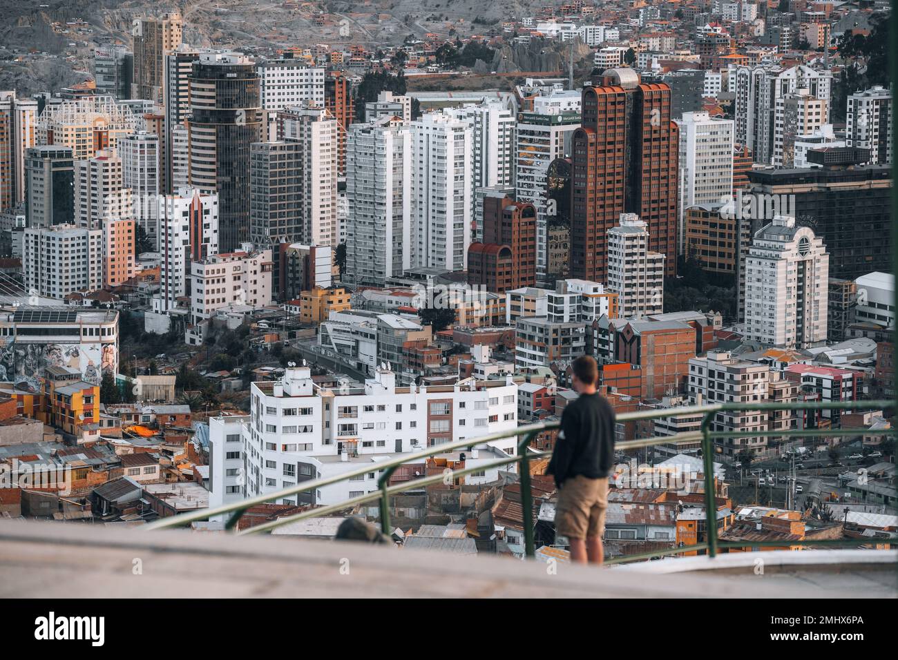 Amazing Panoramic View of Capital of Bolivia La Paz South America El ...