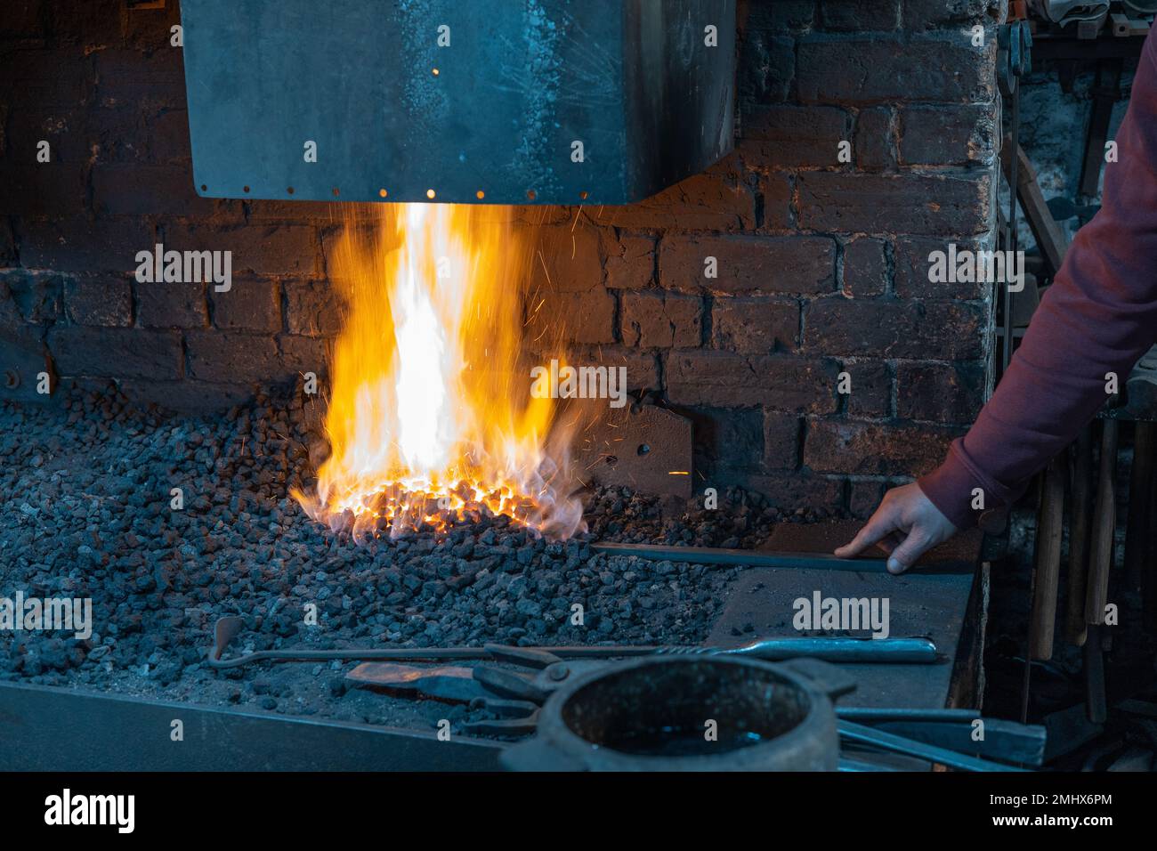 Fire on rod hi-res stock photography and images - Alamy