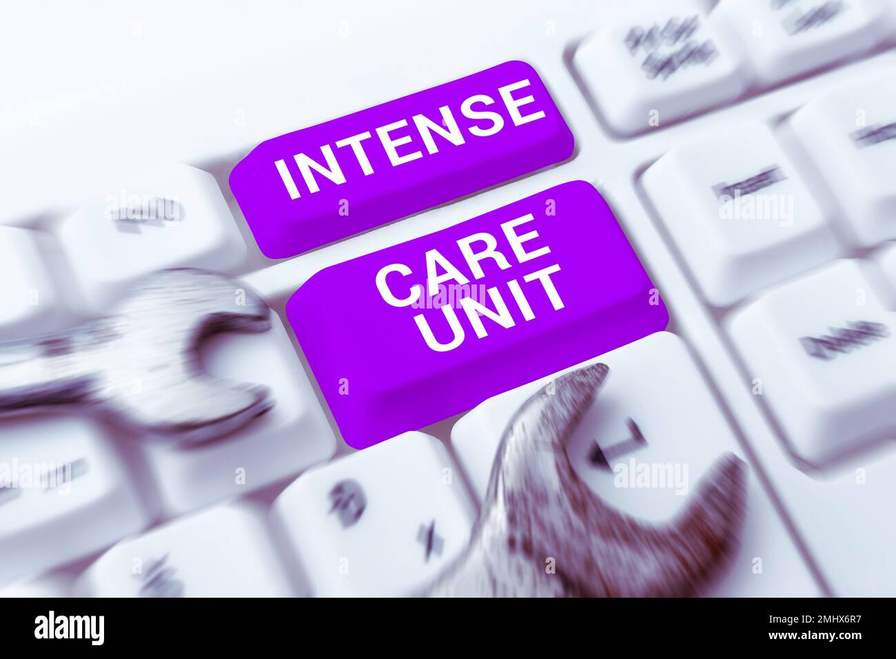 Conceptual caption Intense Care Unit. Internet Concept a unit in a ...
