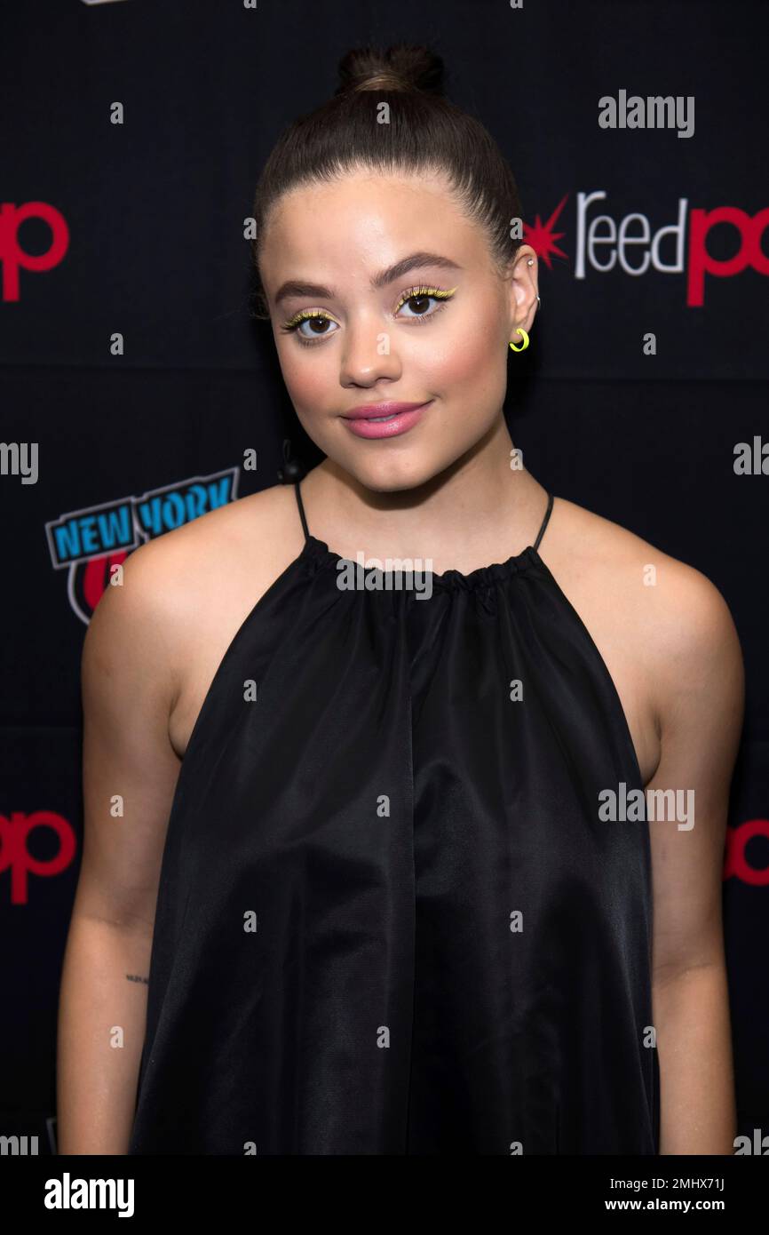 Sarah Jeffery attends New York Comic Con to promote The CW's "Charmed ...