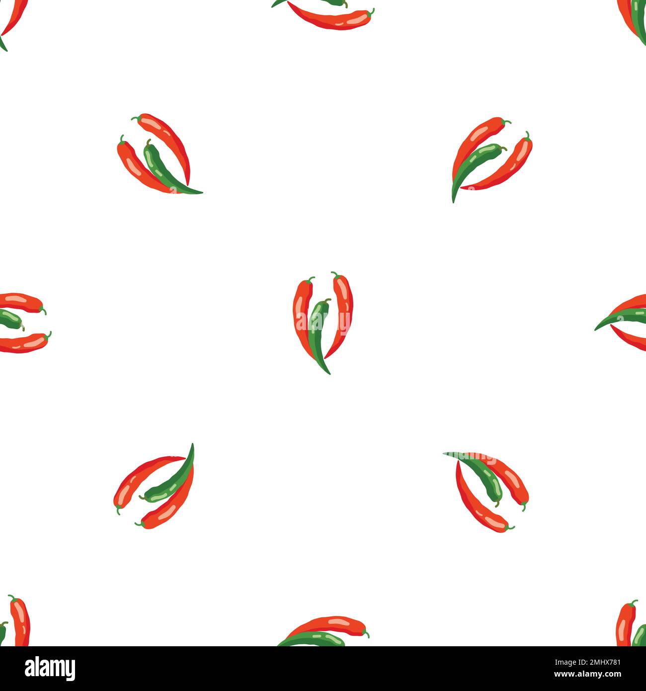 Chili pepper pattern seamless vector Stock Vector Image & Art - Alamy