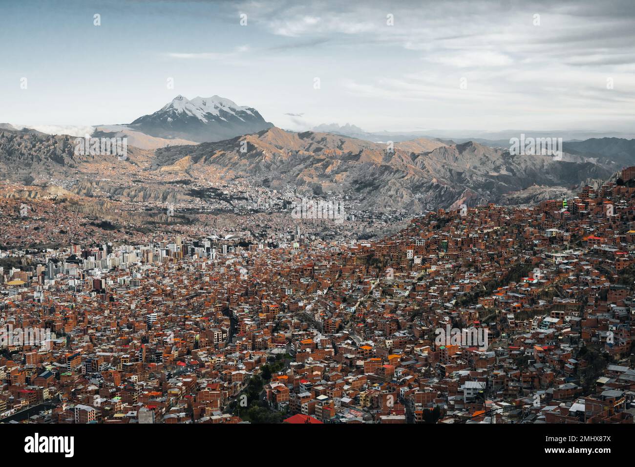 Amazing Panoramic View of Capital of Bolivia La Paz South America El ...