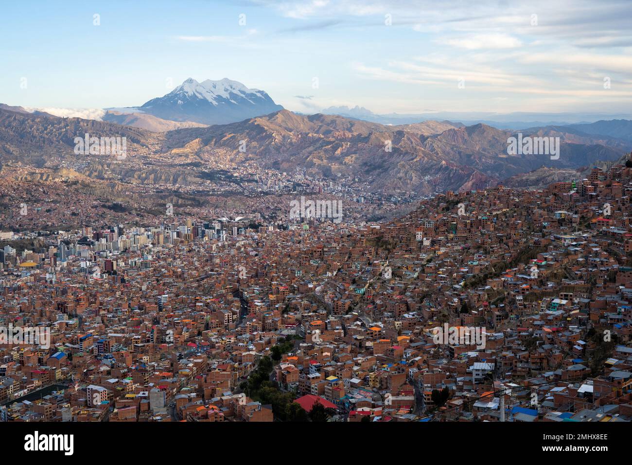 Amazing Panoramic View of Capital of Bolivia La Paz South America El ...