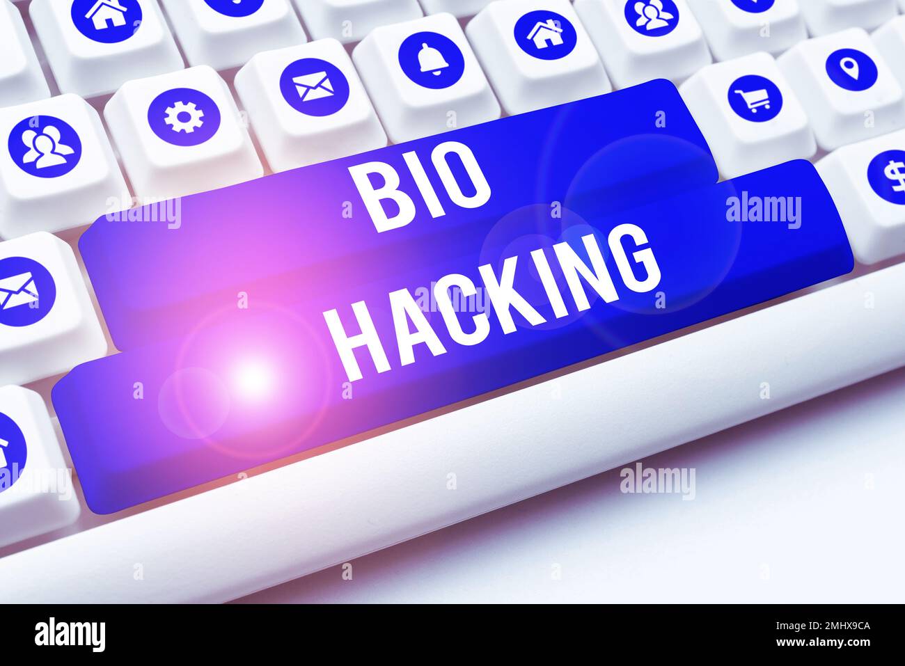 Conceptual caption Bio Hacking. Concept meaning exploiting genetic ...