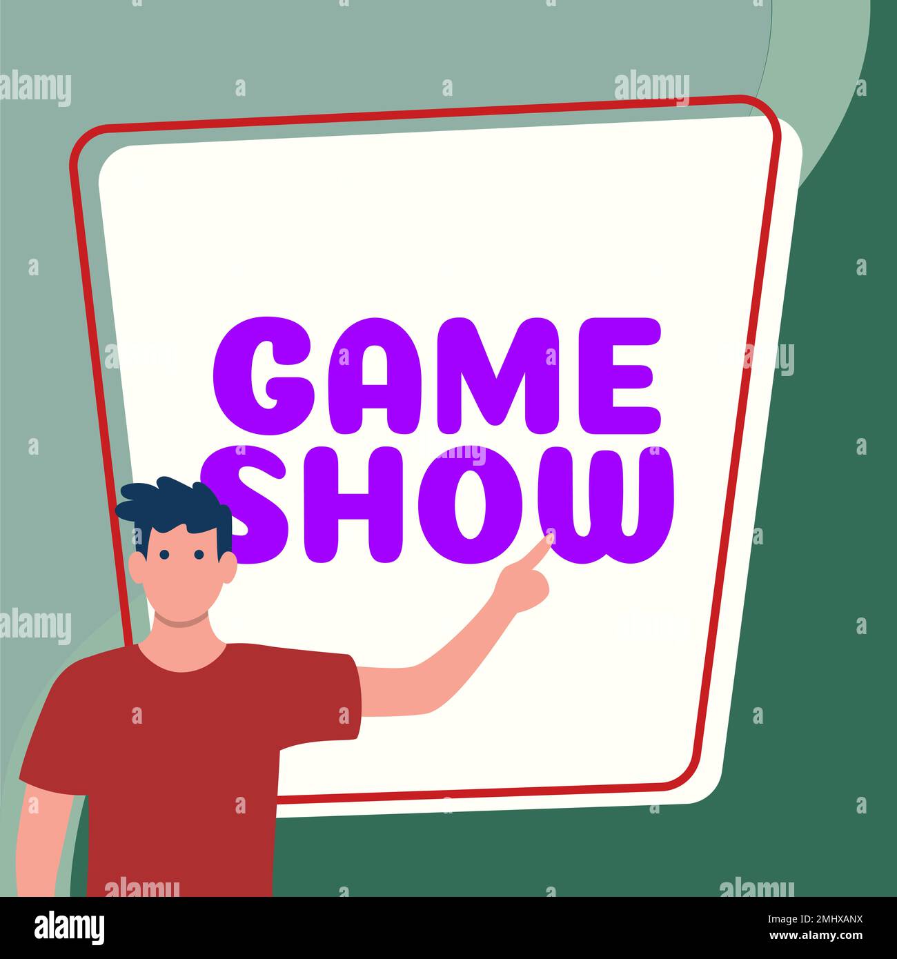 Sign displaying Game Show. Internet Concept Program in television or ...