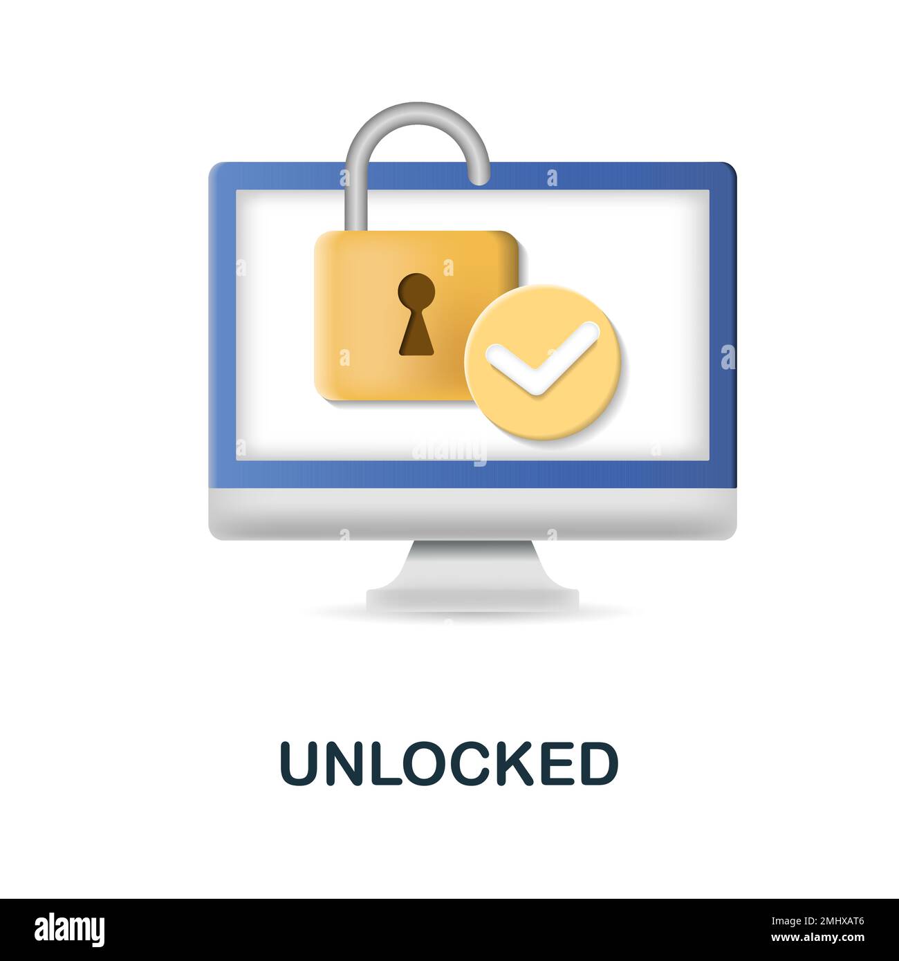 Unlocked logo hi-res stock photography and images - Alamy