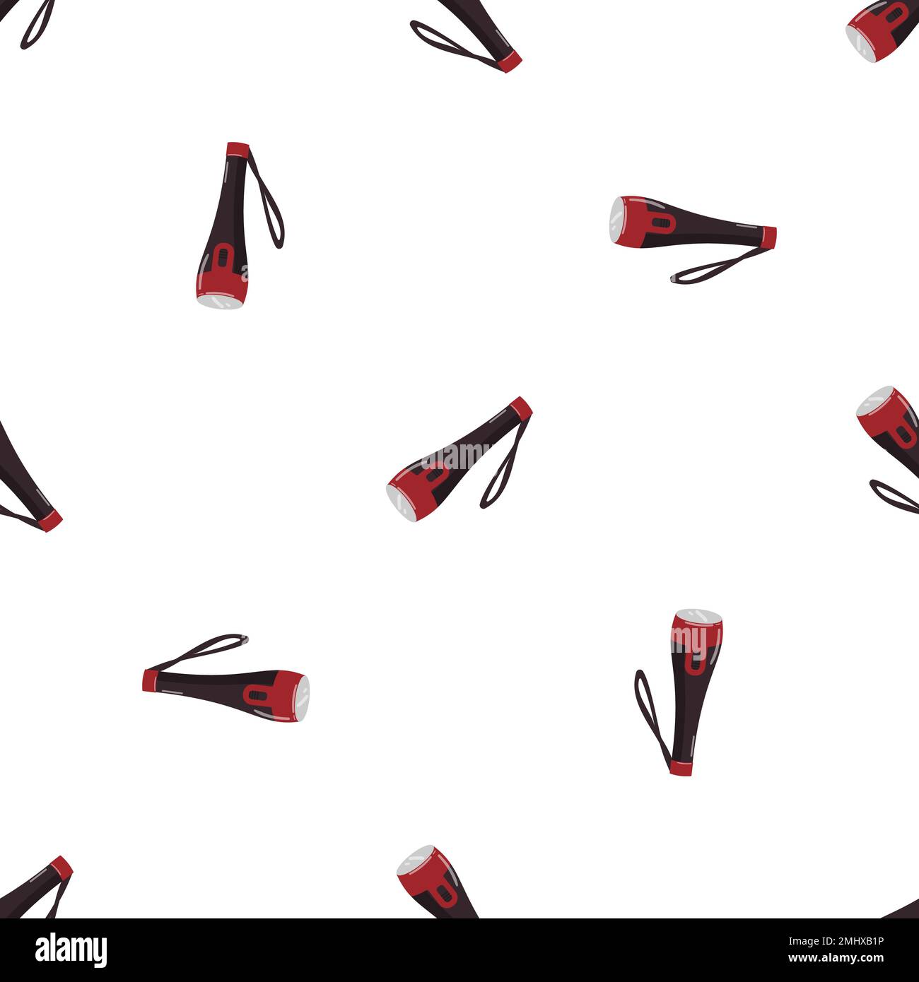 Hand held flashlight Stock Vector Images - Alamy