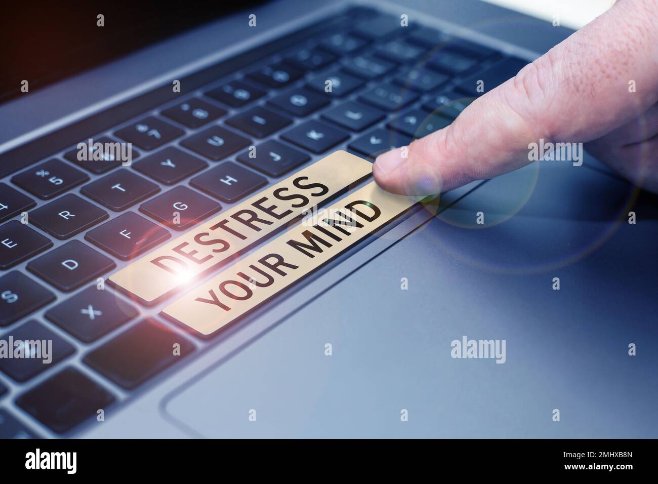 Handwriting text Destress Your Mind. Business showcase to release ...