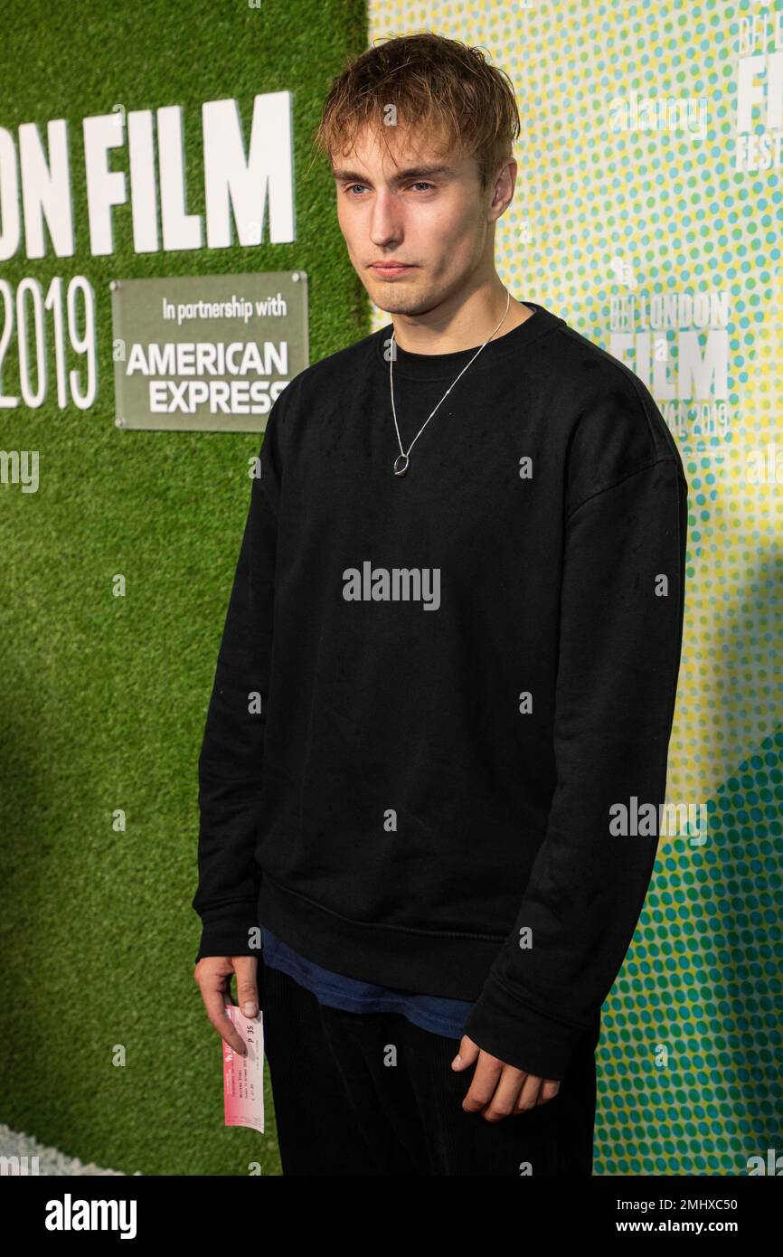 Sam Fender poses for photographers upon arrival at the premiere of the ...