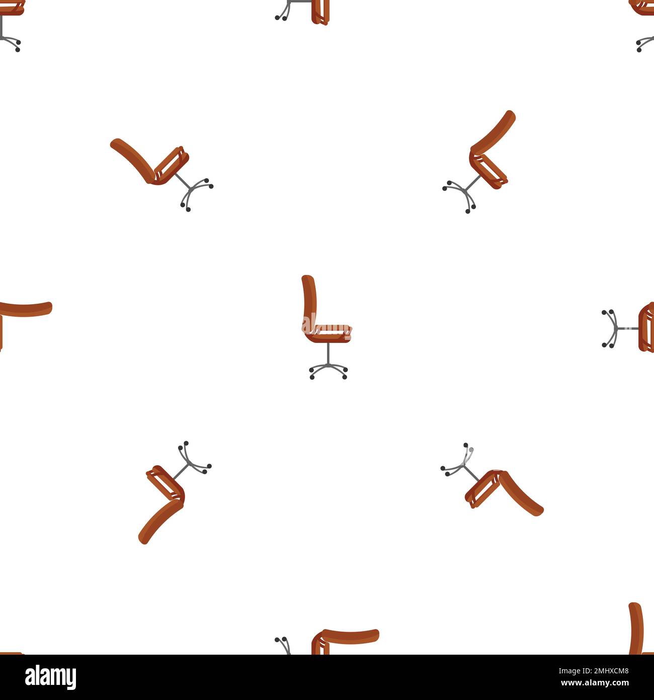 Office desk chair pattern seamless vector Stock Vector Image & Art - Alamy